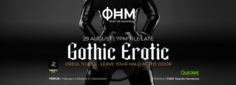 OHM | Gothic Erotic at Hawayu Lifestyle, Centurion – Alternatribe