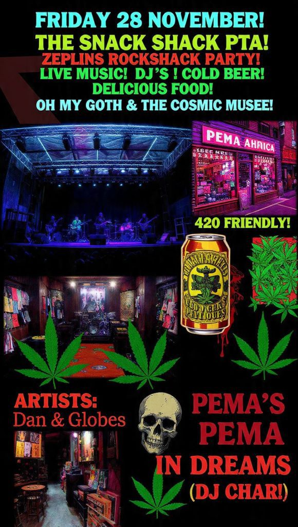 Zeplins/Rockshack reunion party @ The Snack Shack PTA – Alternatribe